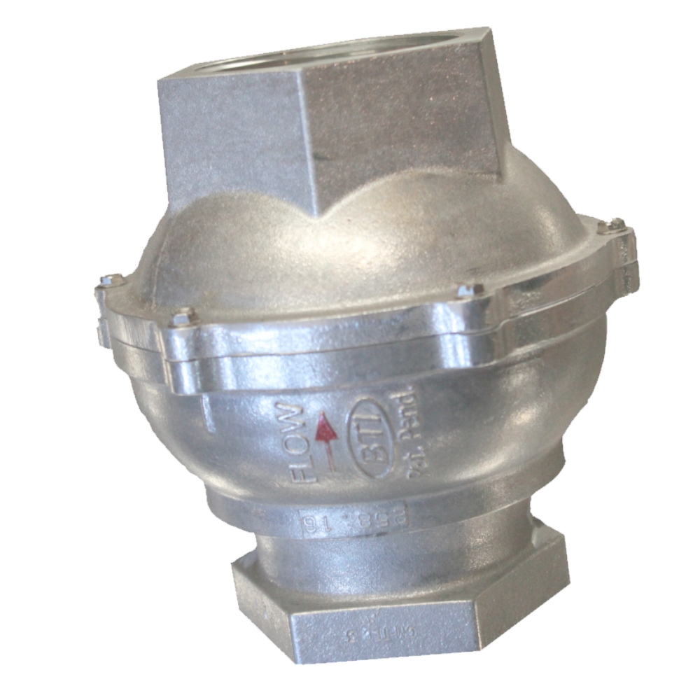 Válvula Check 3 y 4” Roscada en Aluminio – ENSA Refacciones